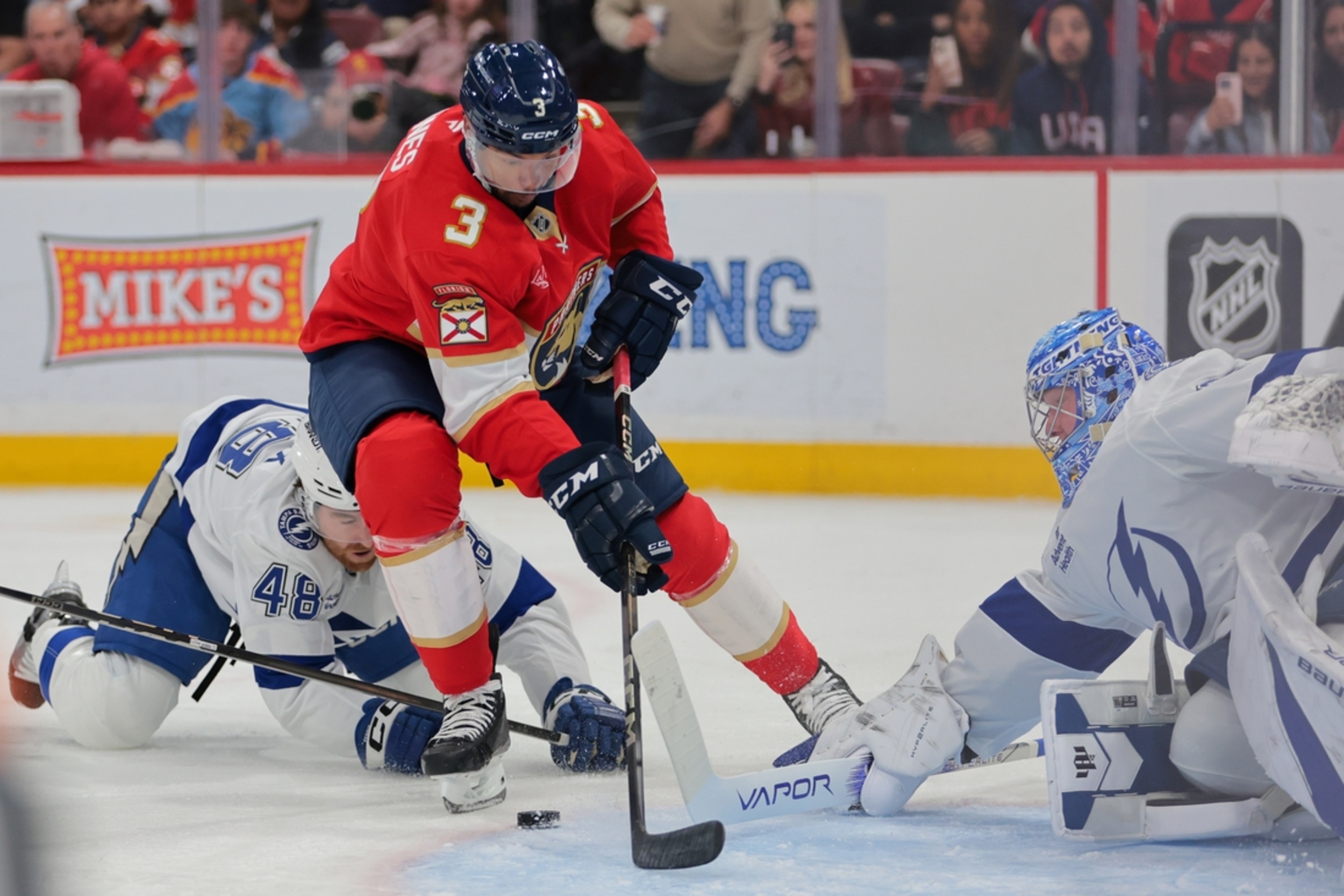 Panthers halt rival Lightning's 8-game win streak