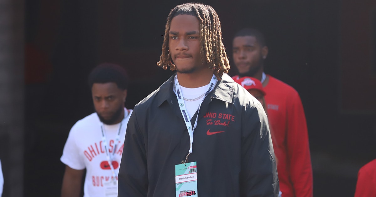 Ohio State freshman CB Devin Sanchez shows off insane weight gain