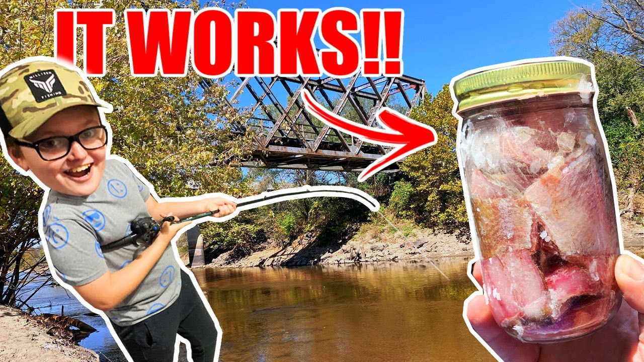 Kids use the world’s nastiest bait to catch giant fish