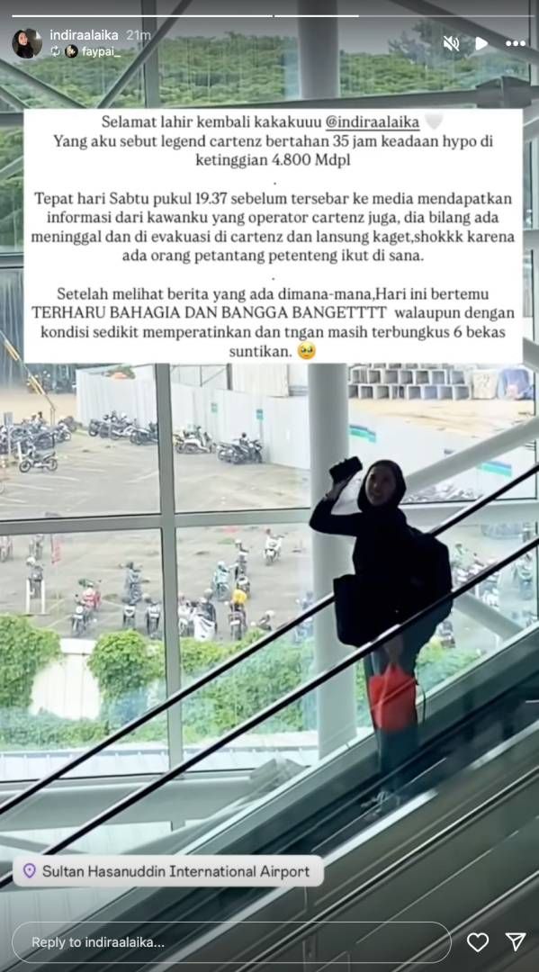 Ini Dia Indira Alaika, Survivor Ekspedisi Carstensz yang Bertahan 35 ...