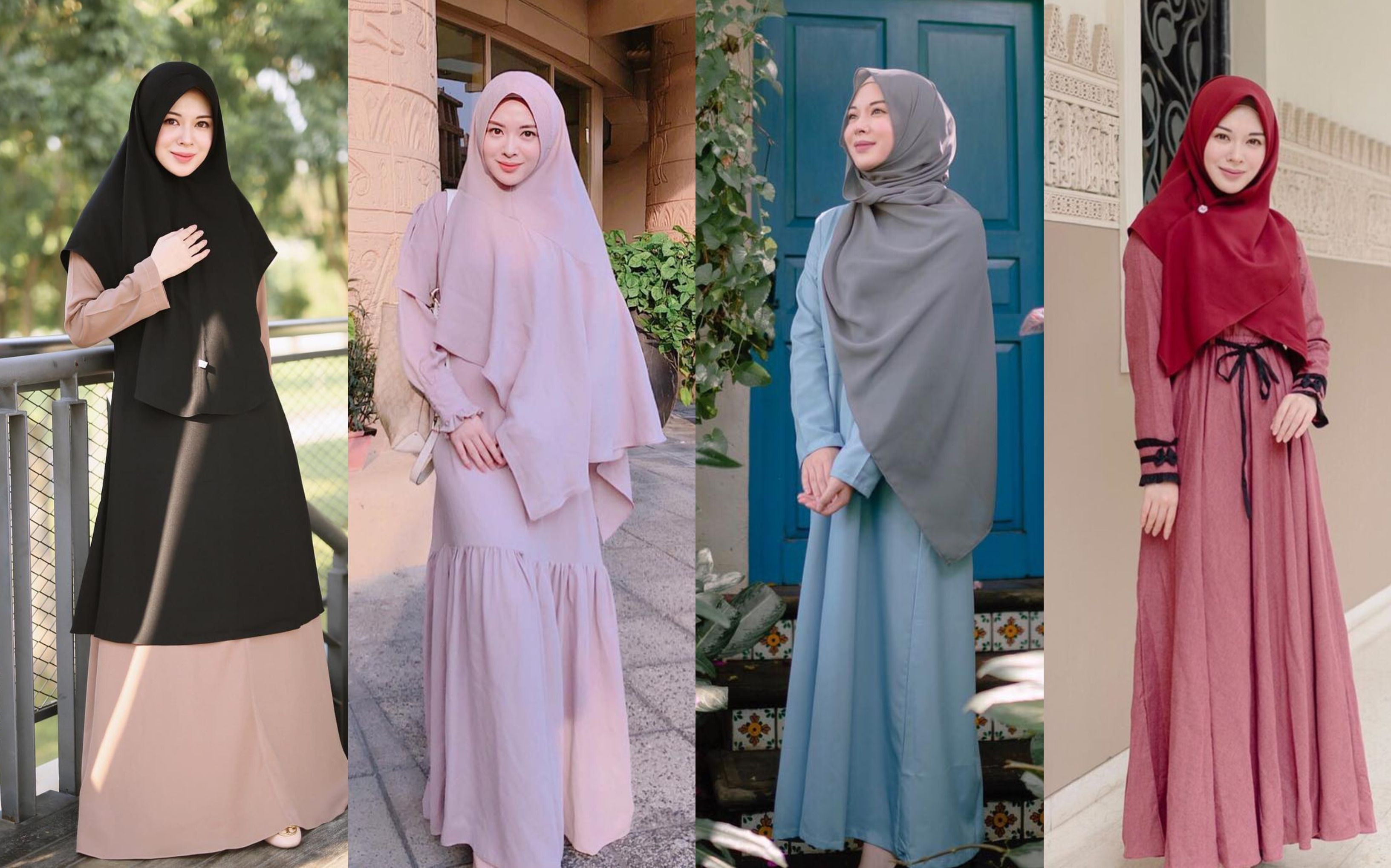 4 Model Gamis Ala Ayana Moon, Cocok Dipakai Saat Pergi Tarawih