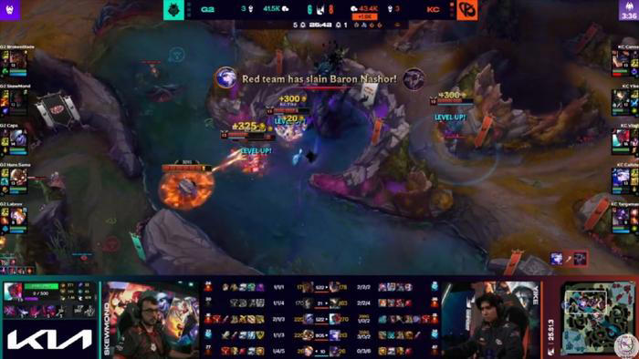 纯在虐！LEC决赛新军KC一边倒2比0碾压欧洲王G2