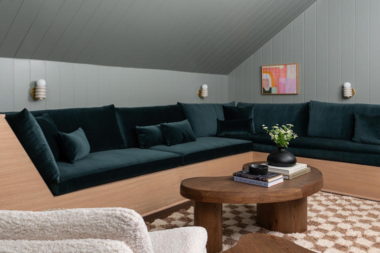 A Built-In Sofa Is the Ultimate Fix for an Awkward Layout