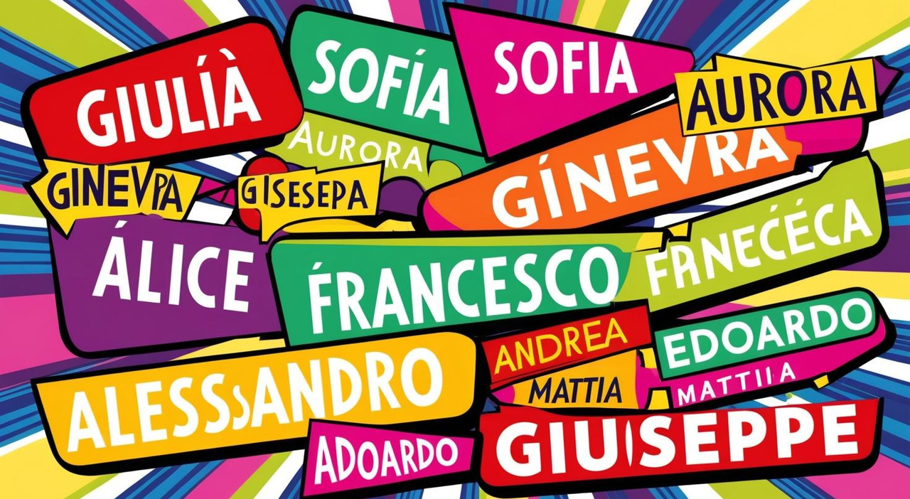 Da Giulia a Francesco: i 10 nomi più utilizzati per i bambini in Puglia