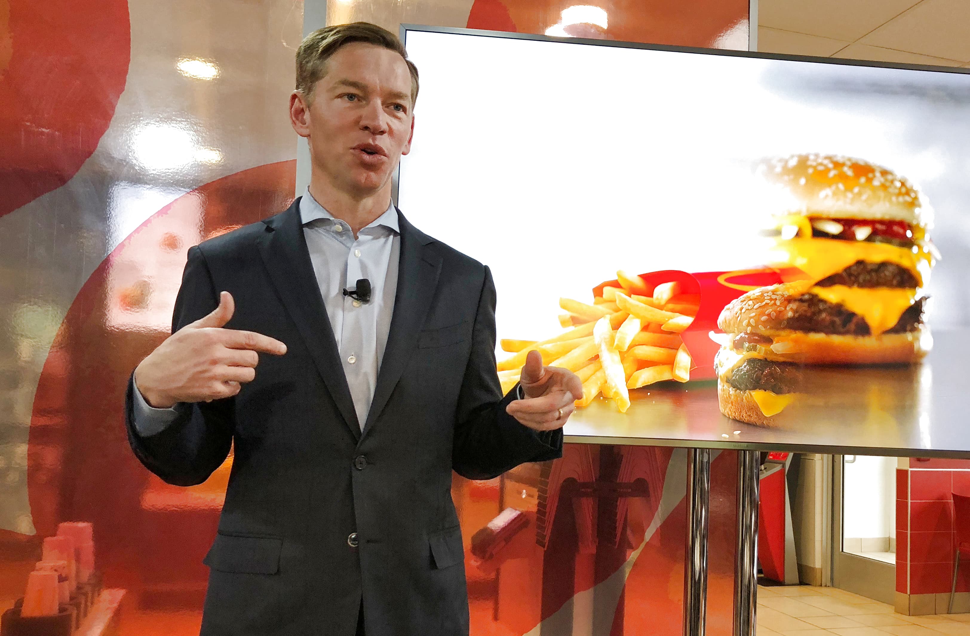 McDonald's CEO pointed to this surprising trend for food chains this year