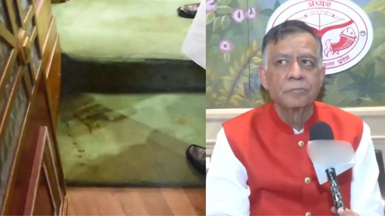 UP Speaker Flags Pan Masala Spit in Assembly, Says 'I Have Seen the MLA ...