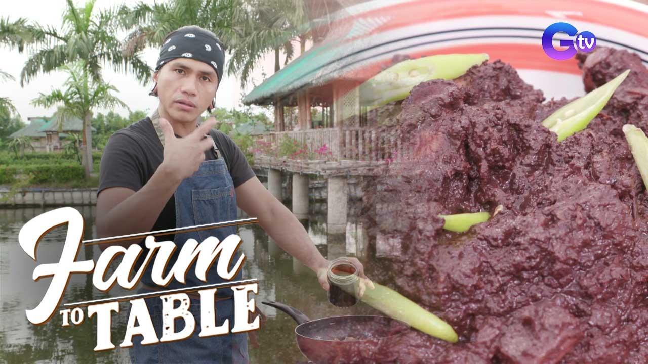 Chef JR Royol cooks Bulacan's famous 'Serkele' Farm To Table