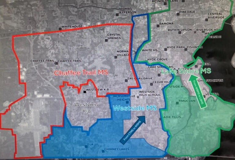 To ease crowding at 1 Westside middle school, Duval School Board ...