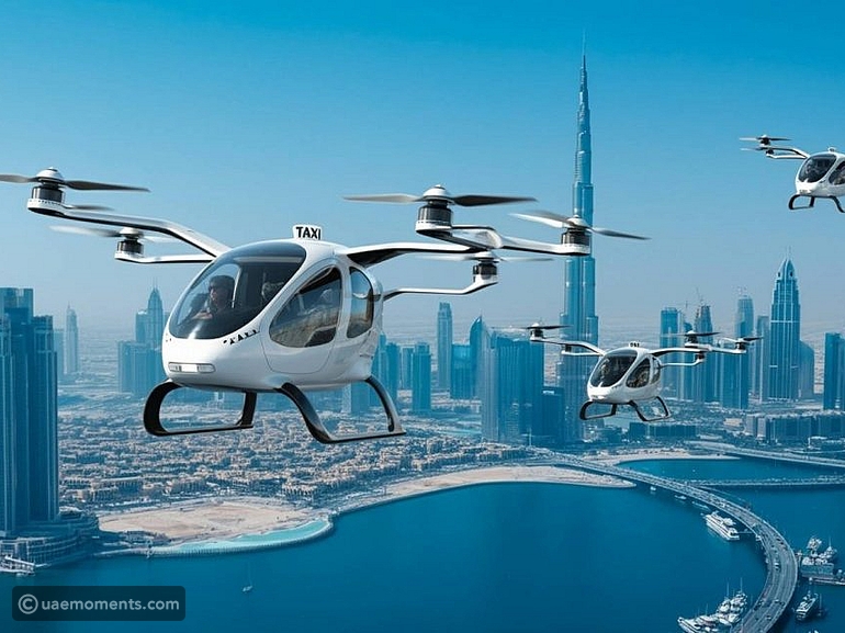 Flying Taxis in UAE: Test Flights Set for Summer