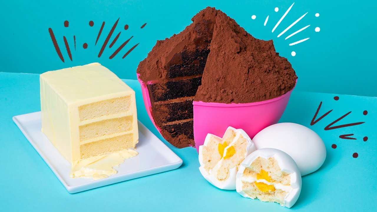 You won't believe it's ALL CAKE! Cake ingredients with a twist