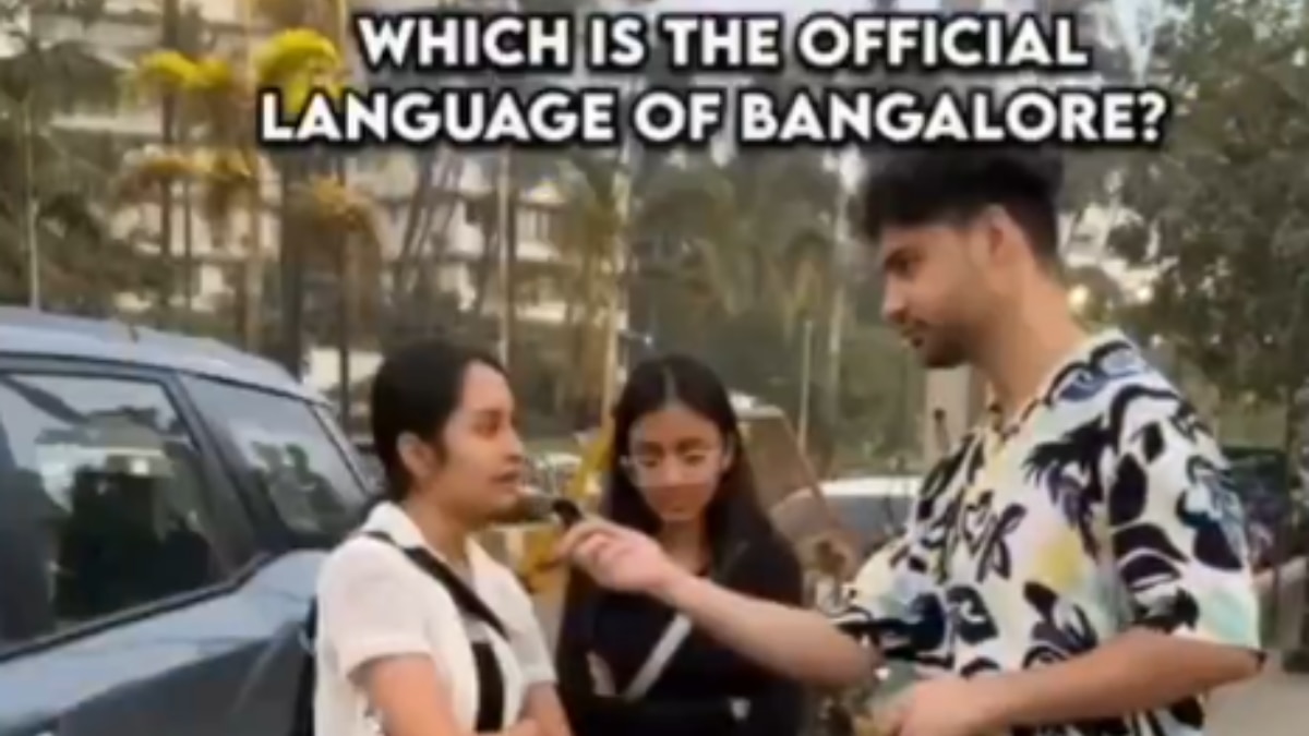 'No Official Language In Bengaluru': Viral VoxPop Video Sparks Outrage