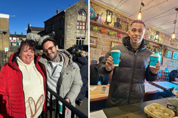 Pictures as Brassic cast spotted filming final season in East Lancs