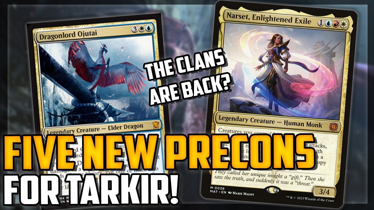 Leaked! Five Return to Tarkir Commander Decks Confirmed! Khans & Clans ...