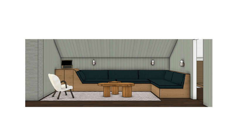 A Built-In Sofa Is the Ultimate Fix for an Awkward Layout