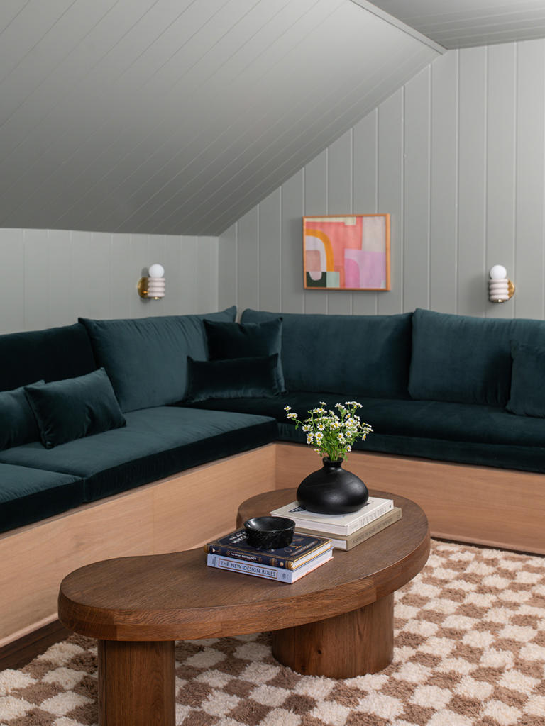 A Built-In Sofa Is the Ultimate Fix for an Awkward Layout