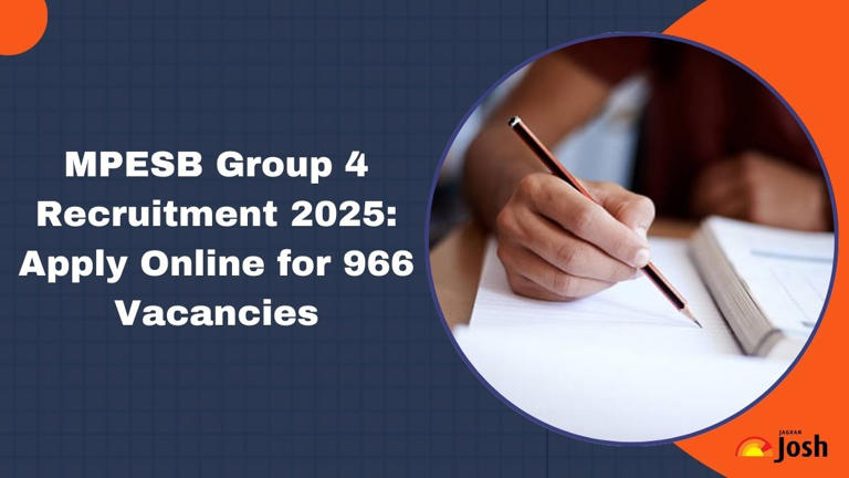MPESB Group 4 Recruitment 2025 Apply Online at esb.mponline.gov.in for ...