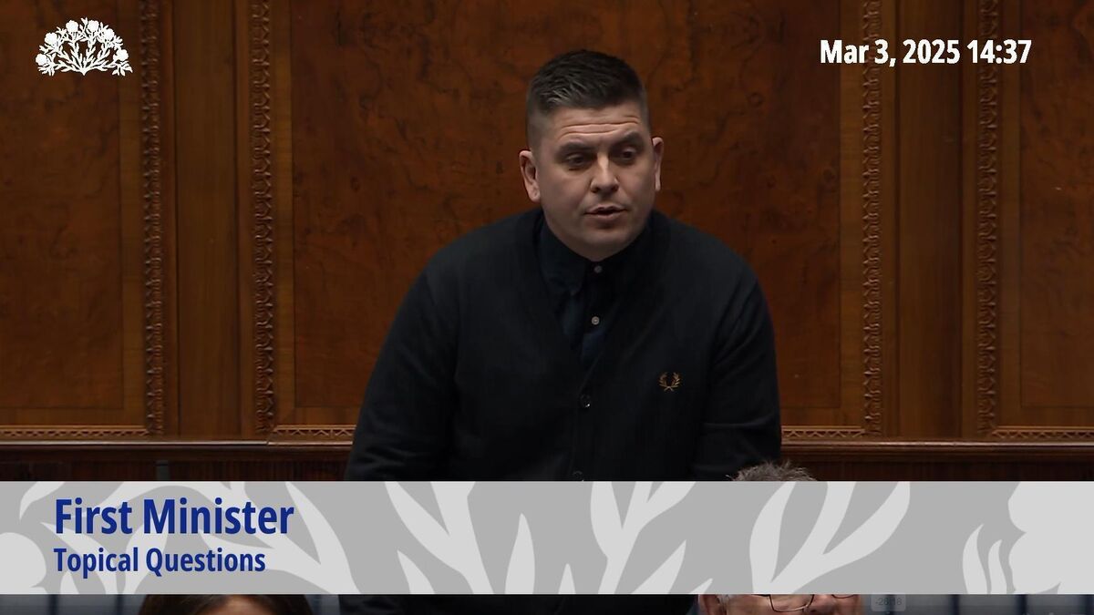 Sinn Féin politician subject of pointed dress code comment in Stormont