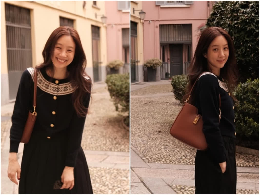 '166cm 47kg' 정려원, 44세 믿기지 않는 미모…C사 명품 걸친 채 여유 만끽