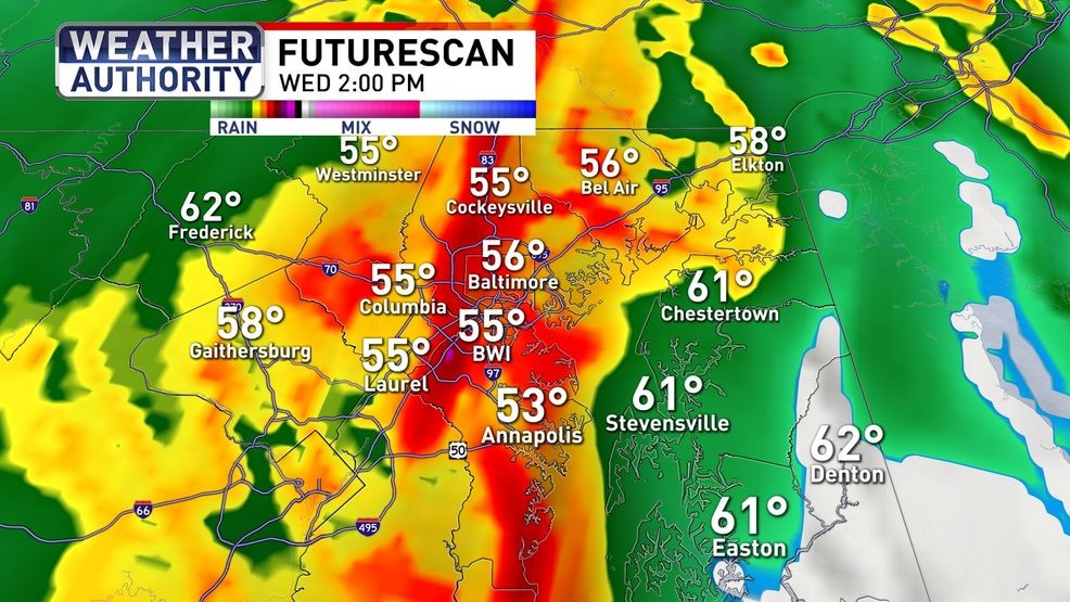 Midweek weather-maker sends severe storms into Baltimore