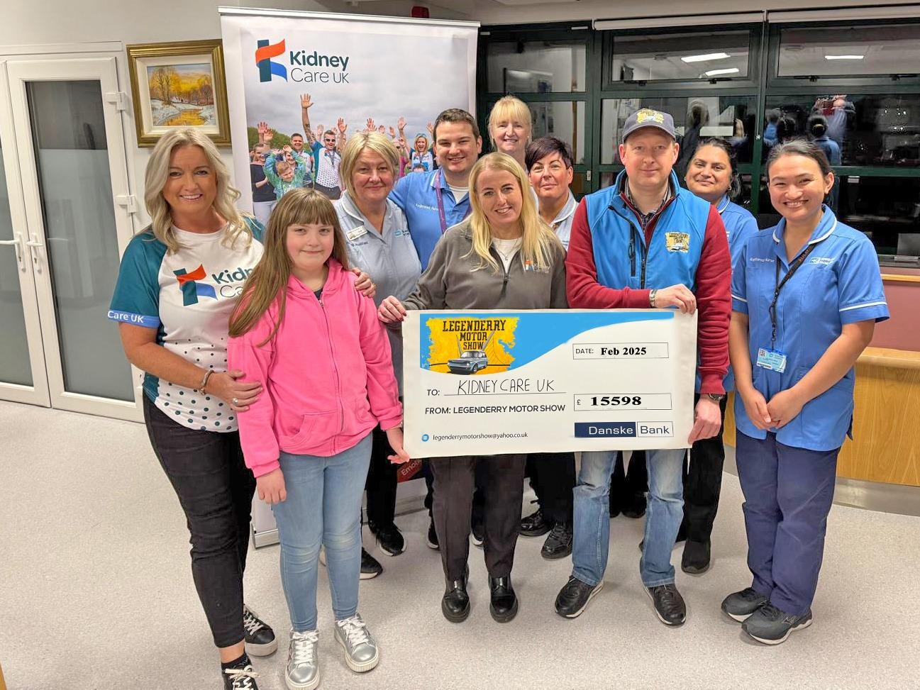 Legenderry Motor Show raises over £15,000 for Kidney Care UK