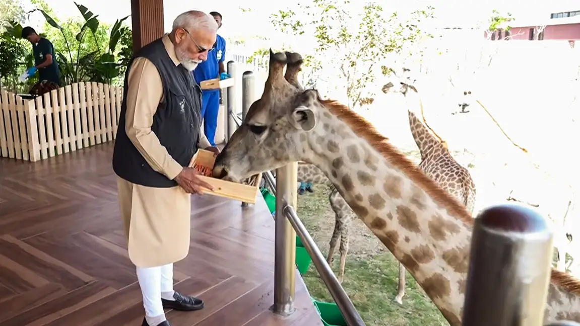 PM Modi Inaugurates Vantara Animal Rescue & Rehabilitation Centre In ...