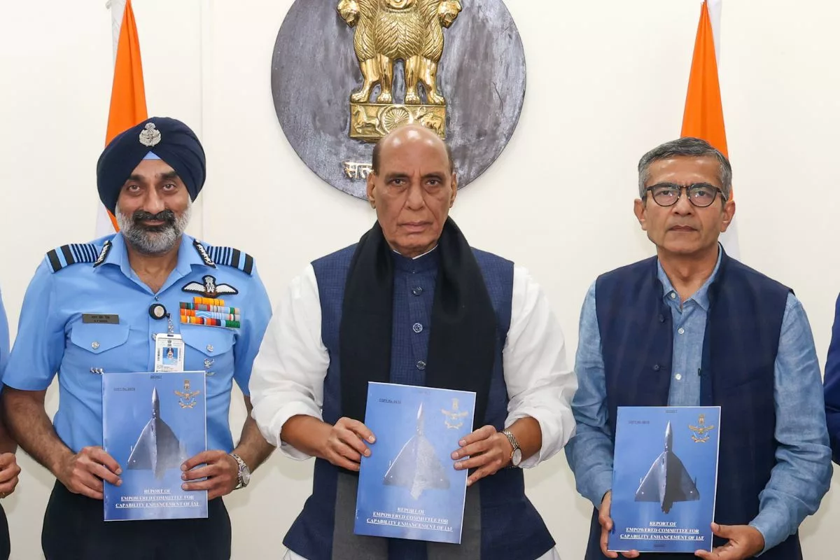 Defence Secretary presents report on IAF's capability enhancement to ...