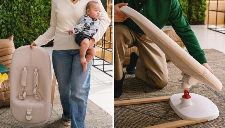 Introducing the NEW Stokke Yoga baby bouncer and swing