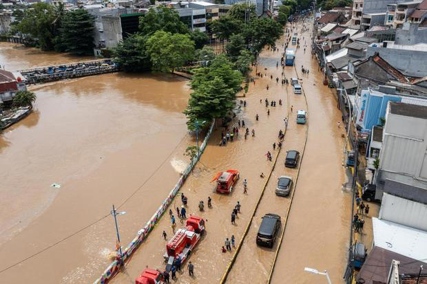 BMKG: Banjir Jakarta dan Sekitarnya Akibat Kiriman dari Bogor