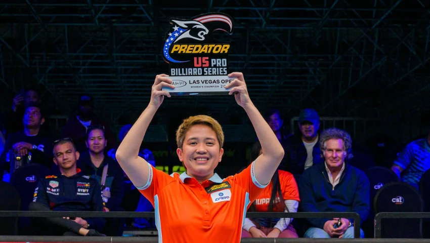 Filipina Cue Artist Rubilen Amit Clinches Two Titles in Las Vegas