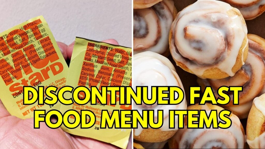 27 Once-Popular Fast Food Menu Items That Were Discontinued