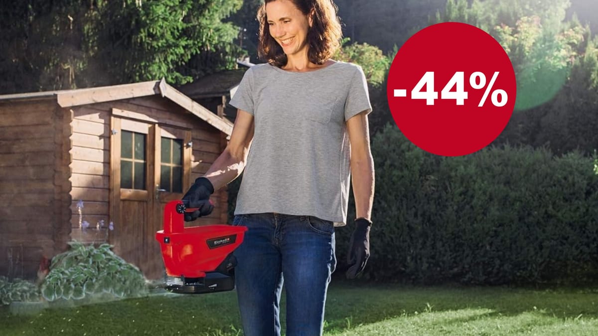 Einhell Universal-Streuer bei Amazon: Garten-Allrounder für nur 29 Euro