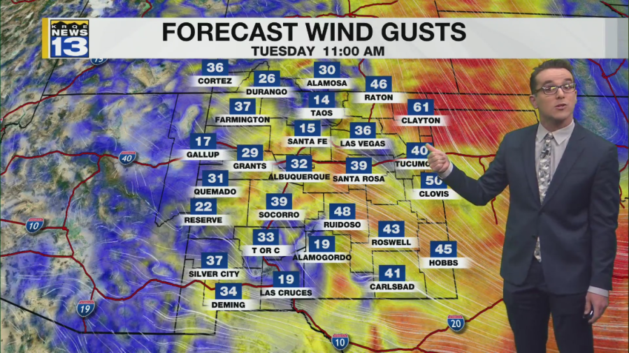 More dust & high fire threat with northern rain/snow