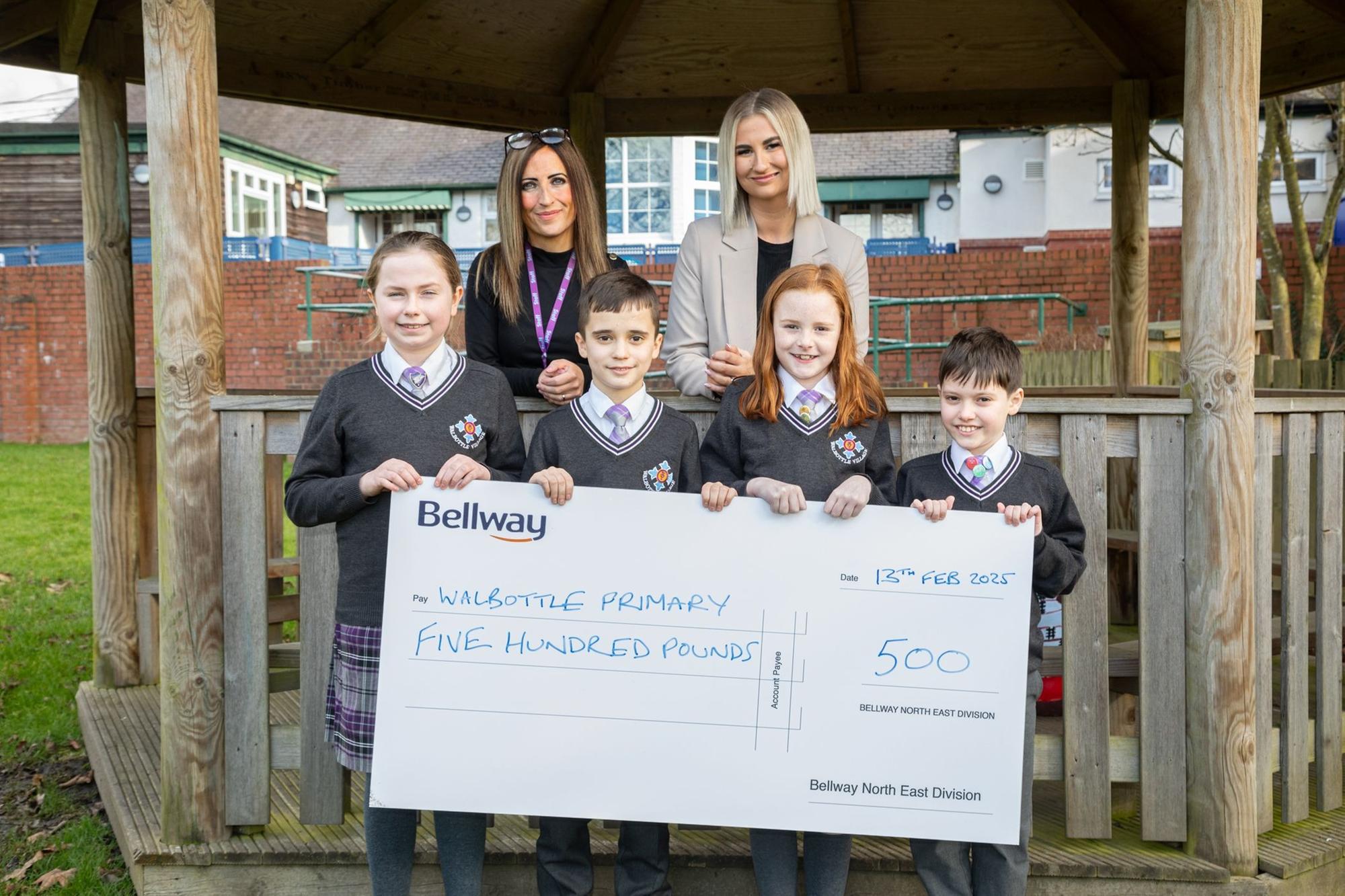 Bellway helps primary school in Walbottle refurbish classroom