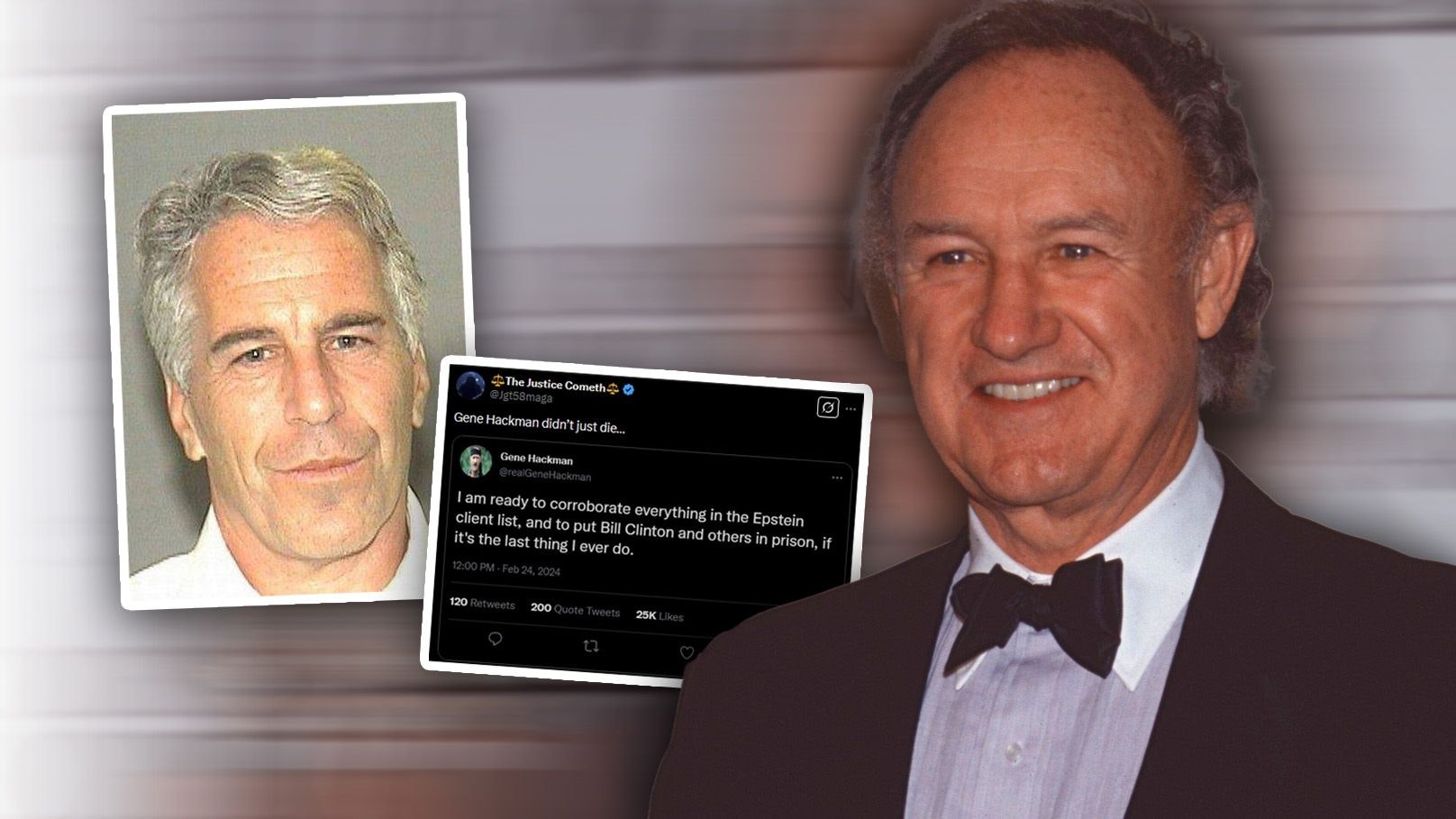 Wollte Gene Hackman über Epstein-Kunden auspacken?