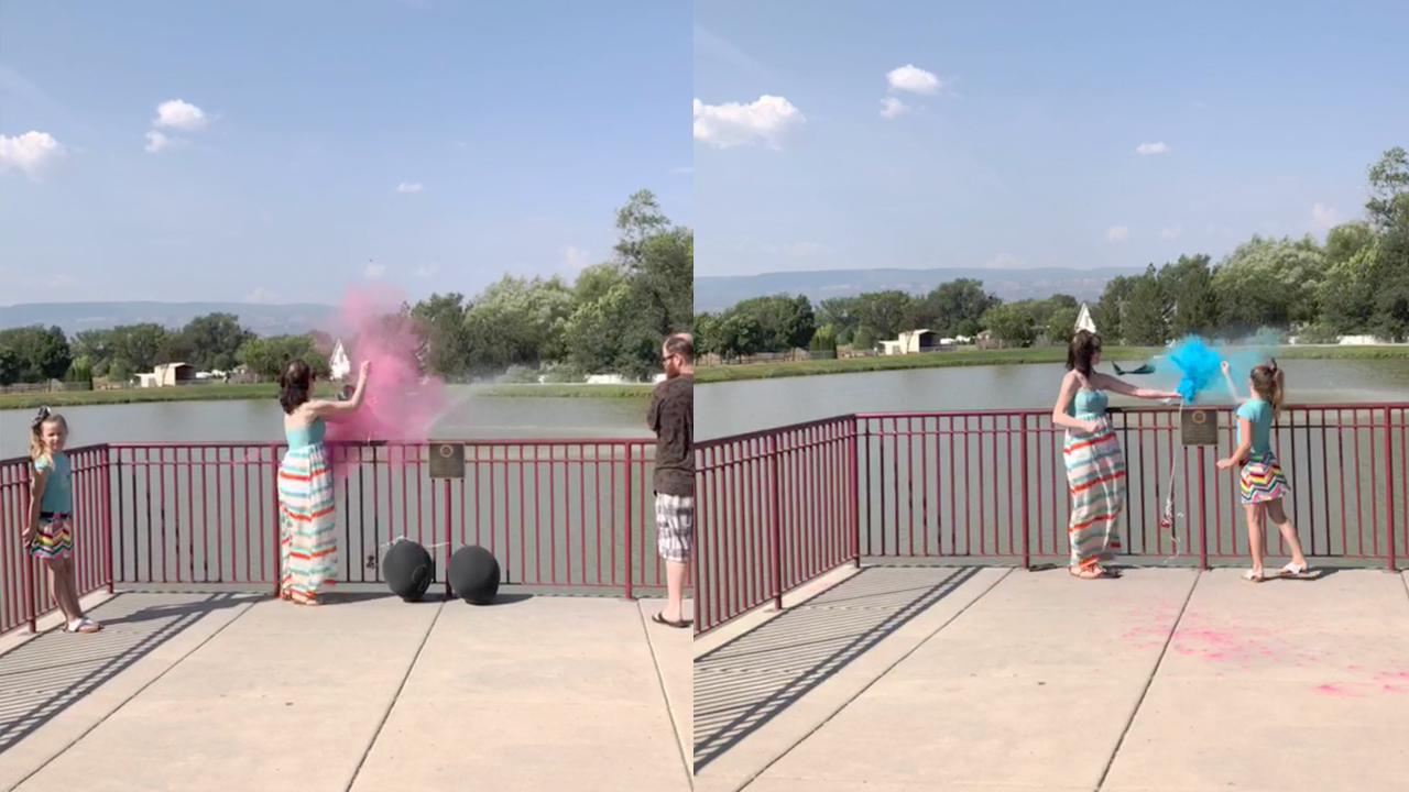 Heartwarming Gender Reveal of Triplets