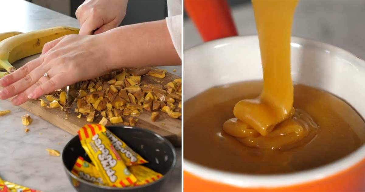 Banana skids-kolasås: Smarrig dessert med klassikern