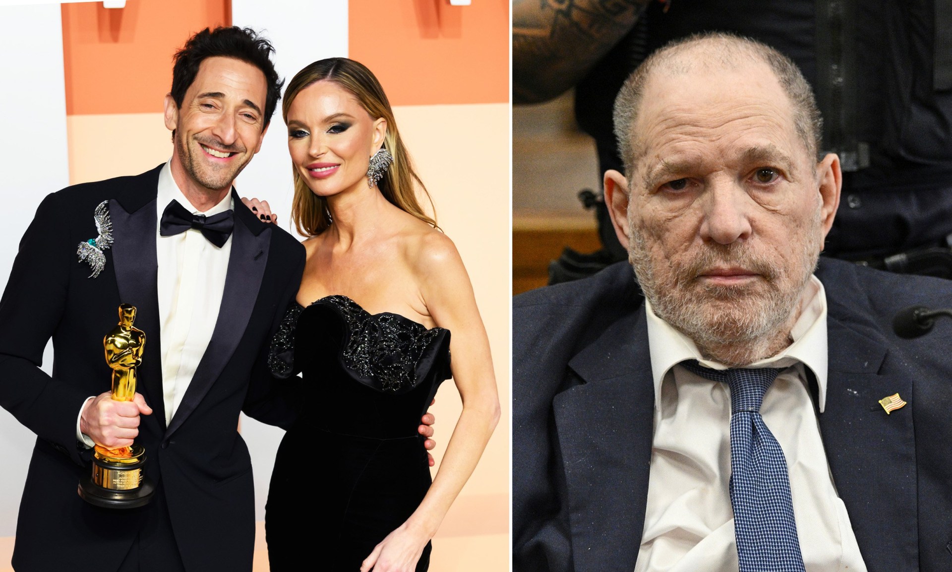 Harvey Weinstein issues statement after Adrian Brody names his children ...