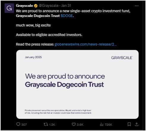 Grayscale Launches Dogecoin (DOGE) Trust, But Traders Are Dumping DOGE ...