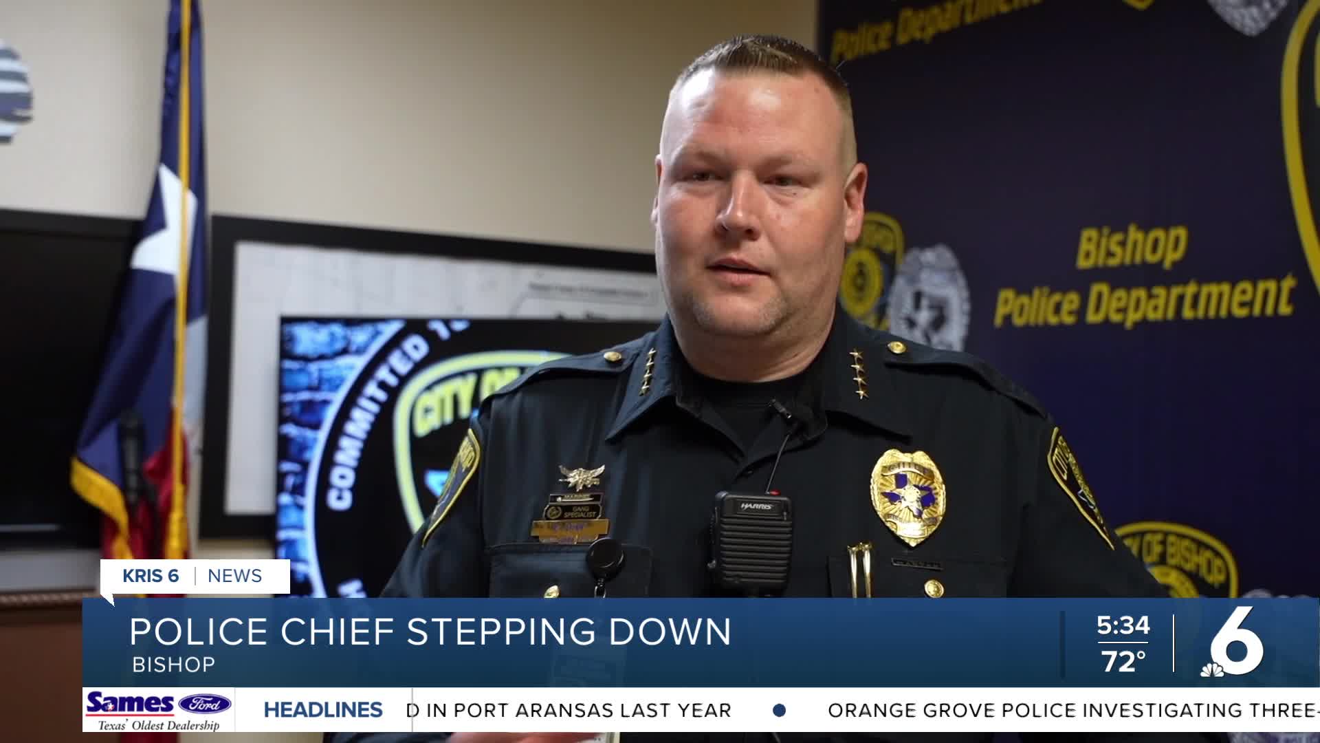 Bishop Police Chief Stepping Down – A New Chapter Begins