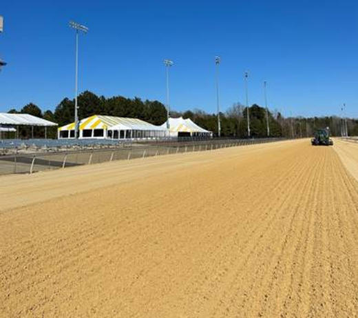 PHOTOS: Colonial Downs readies track for Virginia Derby