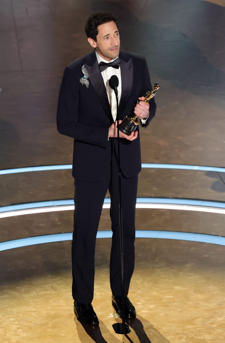 Adrien Brody's "self-indulgent" Oscars speech officially sets new ...