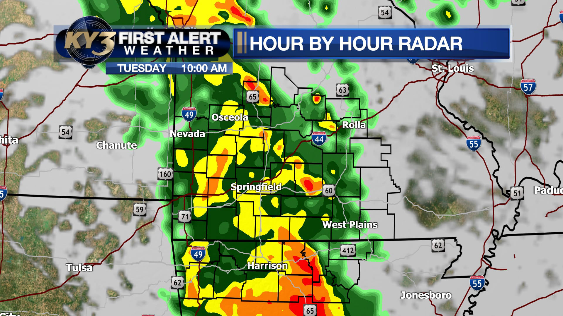 First Alert Weather Day: Severe Thunderstorm Watch issued for the Ozarks First Alert Weather Day: Severe Thunderstorm Watch issued for the Ozarks