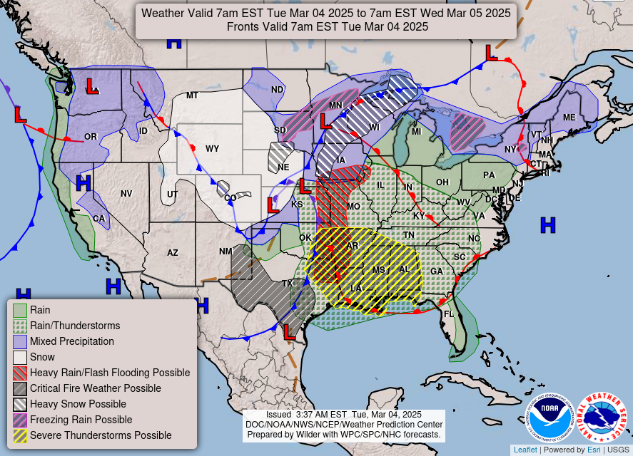 Don't lose your trash cans during high winds. NWS offers safety tips
