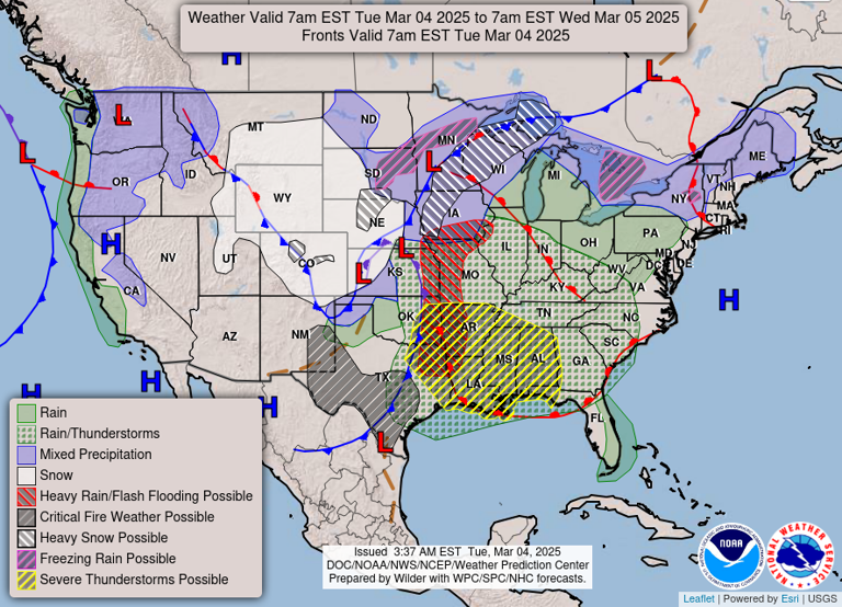 Don't lose your trash cans during high winds. NWS offers safety tips