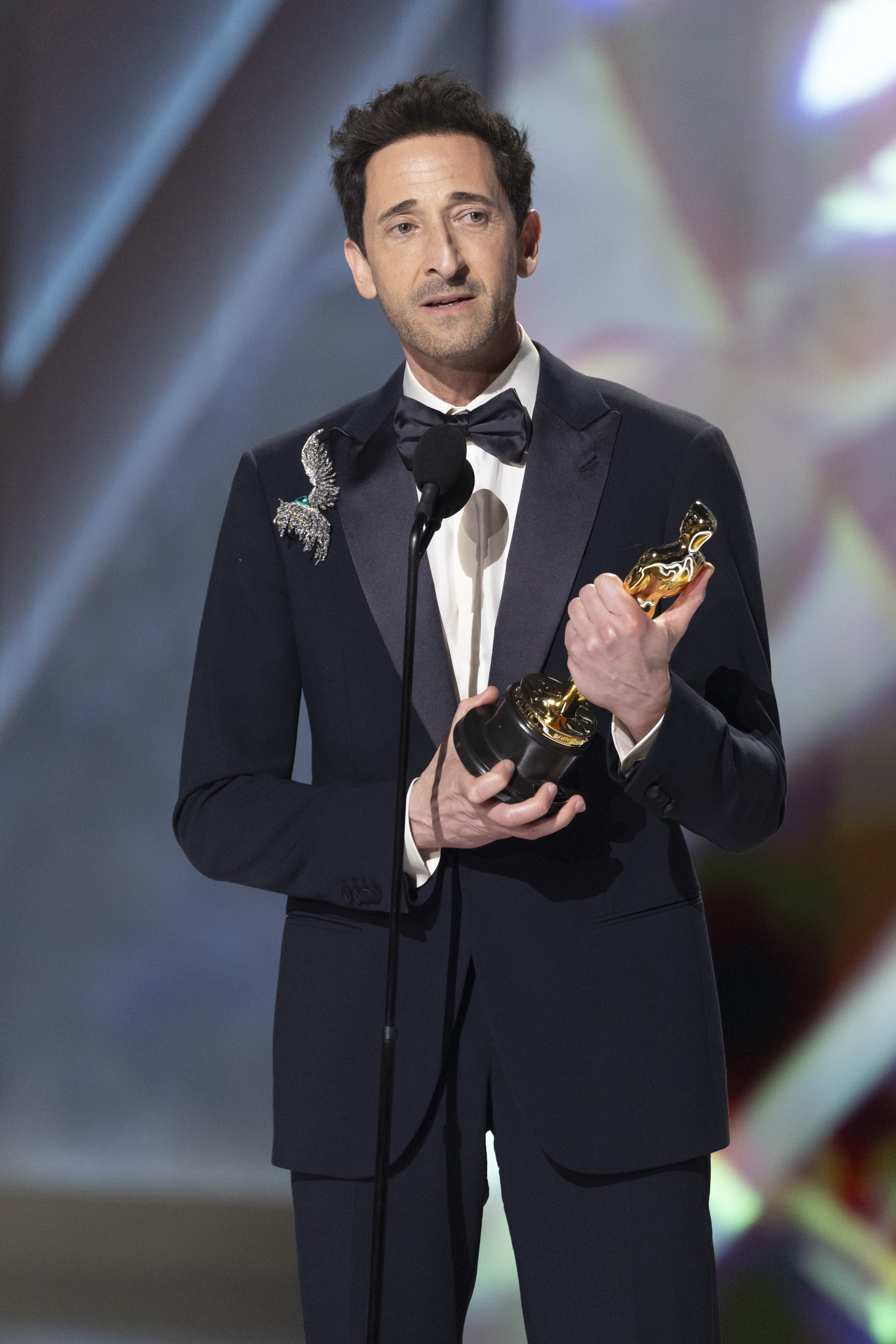 Harvey Weinstein reacts to Adrien Brody mentioning his and Georgina ...