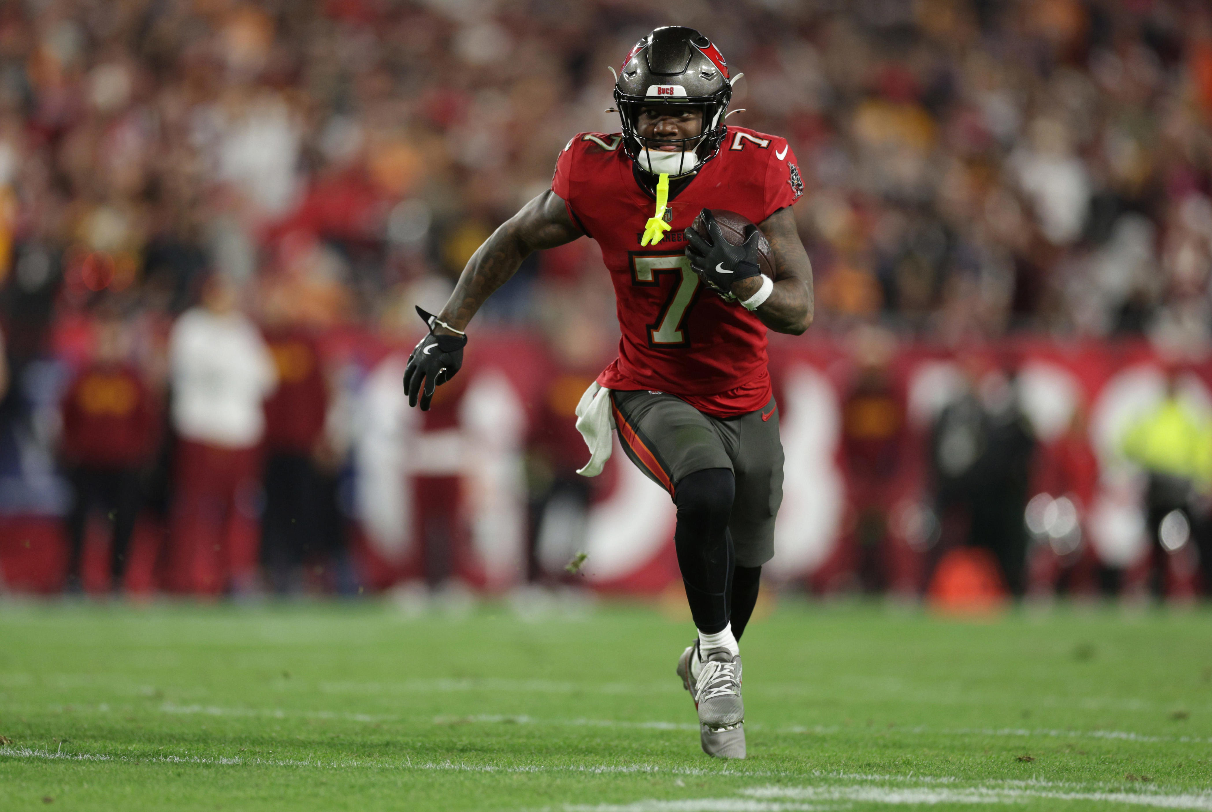 Buccaneers WR calls Bucky Irving 'special' after breakout rookie season