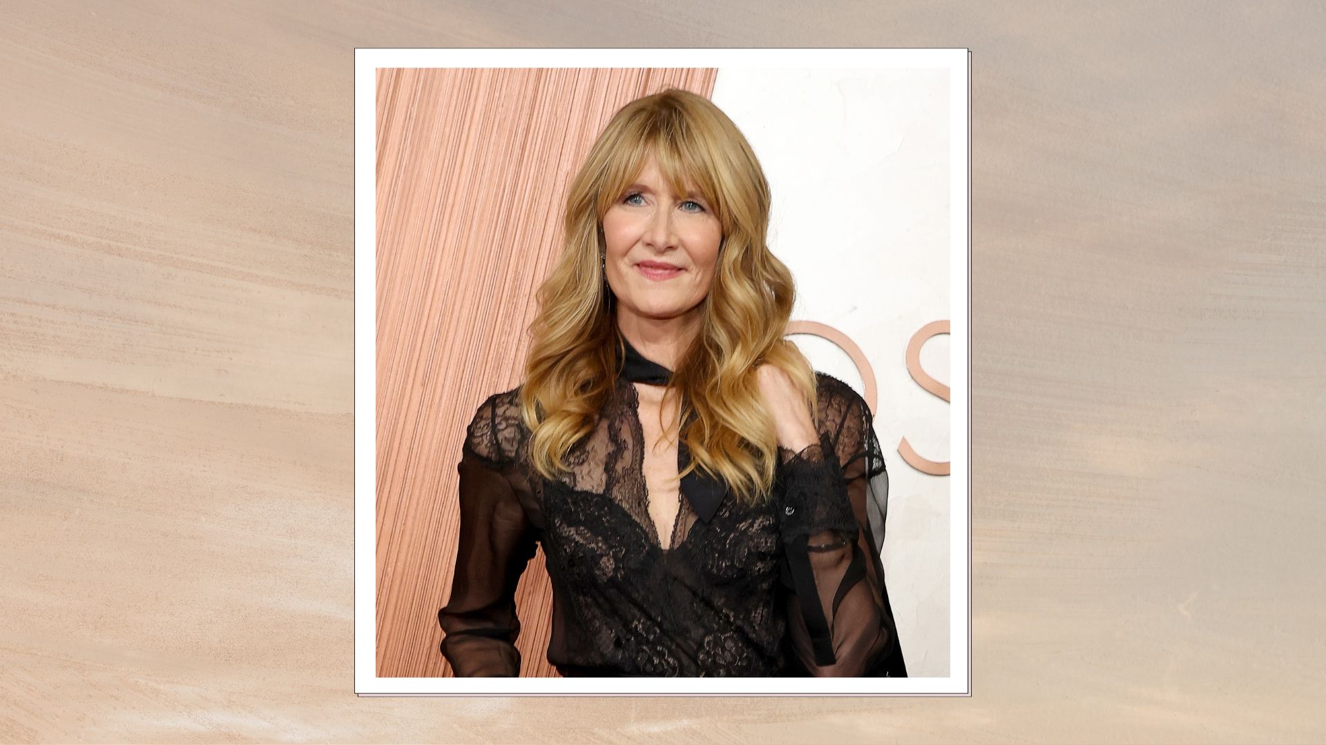 Laura Dern's Oscars waves and fringe are the ultimate '70s-inspired combo
