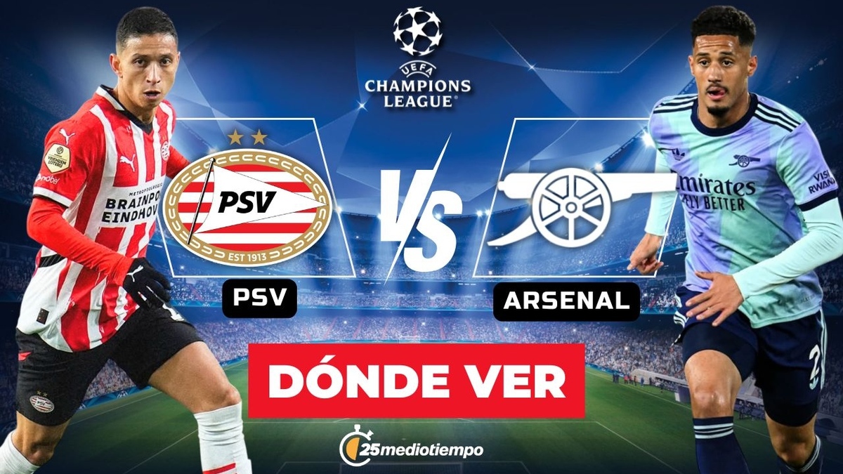 ¿Dónde ver PSV vs Arsenal HOY? Horario y canal de transmisión EN VIVO ...