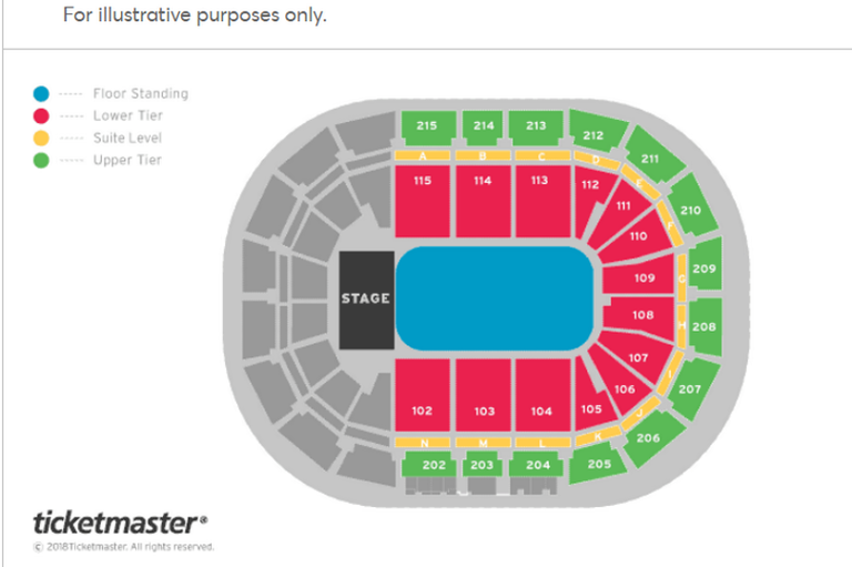 Five at Manchester's AO Arena seating plan, capacity and map for UK ...