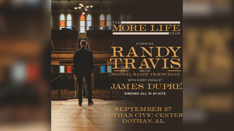 Randy Travis ‘More Life Tour’ coming to Dothan Civic Center
